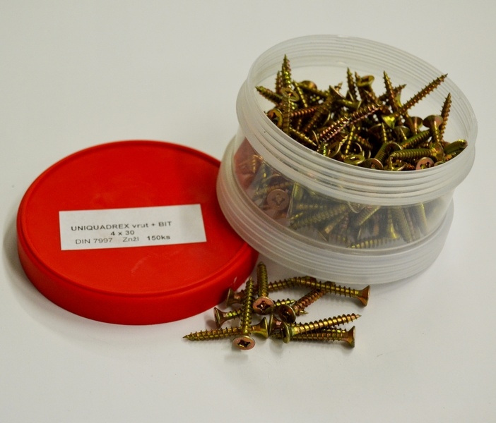 univerzální vrut 4x30 1000ks